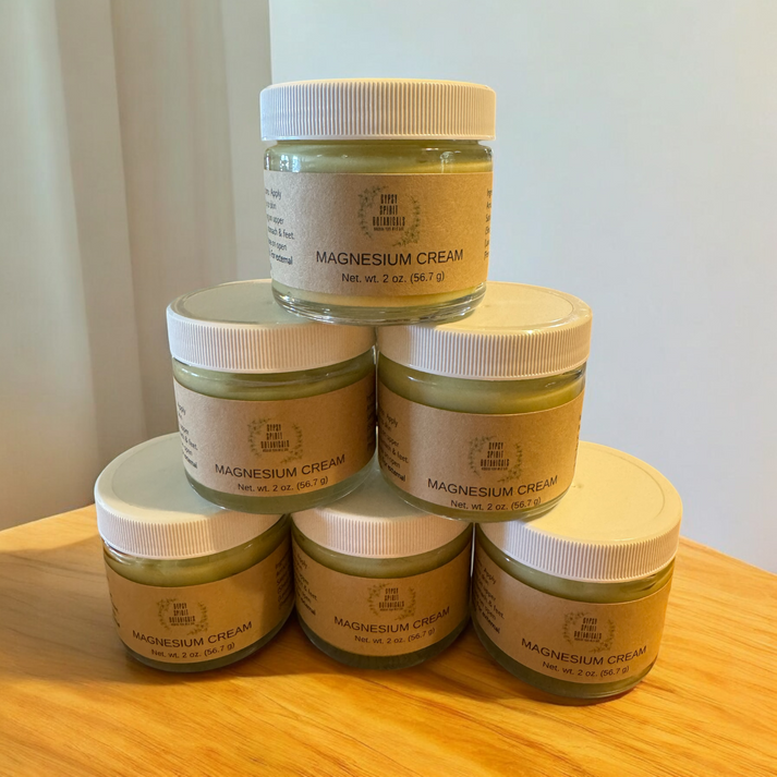 MAGNESIUM RELIEF CREAM – Gypsy Spirit Botanicals LLC